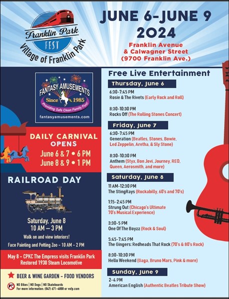Railroad Daze | Village of Franklin Park
